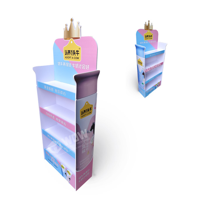 PVC FSDU Unit Dairy Milk Chocolate Display Stand - WOW Packaging Display