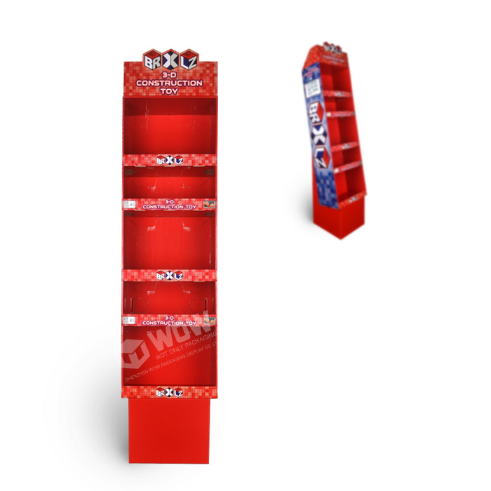 Lego Display Rack Featuring Multi-Tier Display Stand and Corrugated ...