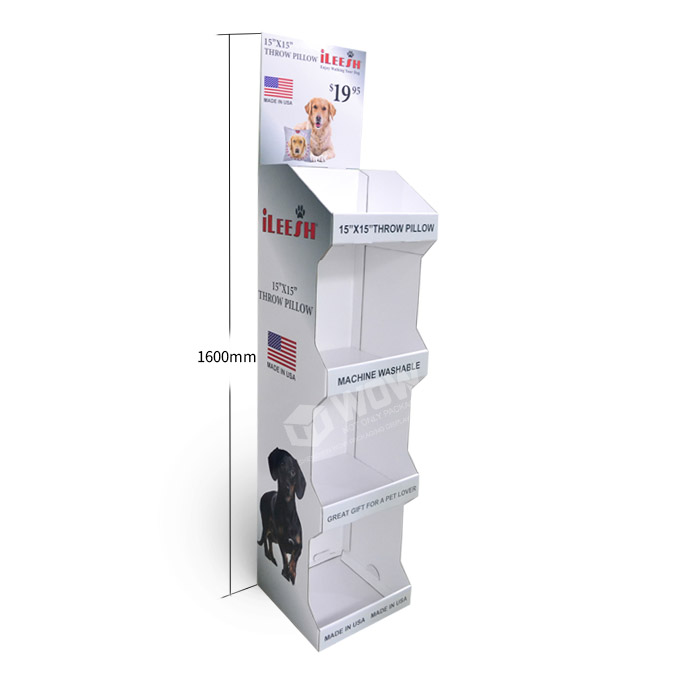 Floor Standing Corrugated Shipper Displays for Pet Food - WOW Packaging ...