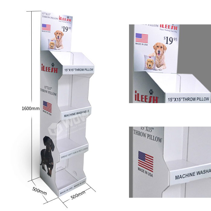 Floor Standing Corrugated Shipper Displays for Pet Food - WOW Packaging ...