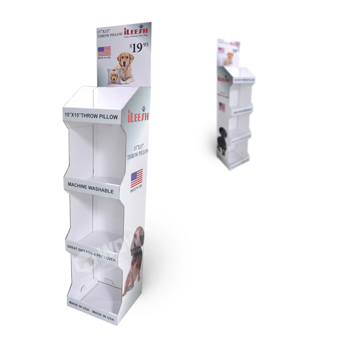 Floor Standing Corrugated Shipper Displays for Pet Food - WOW Packaging ...