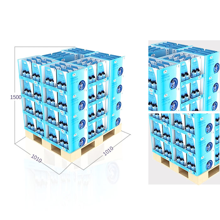 Corrugated Pallet Nutritional Supplements Shipper Display for Walmart ...