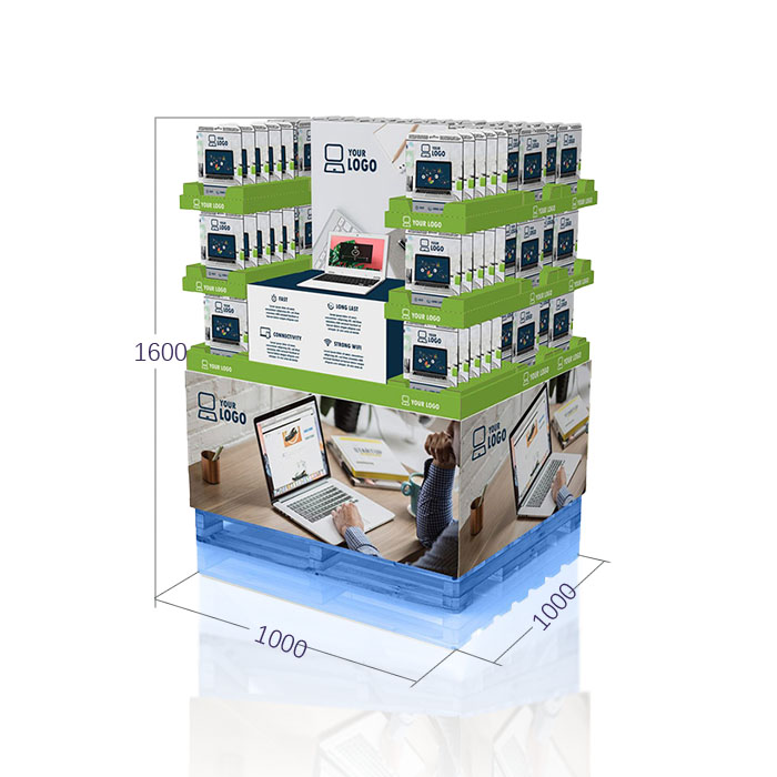 PDQ Pallet Mobile Phone Accessories Display Rack for Costco Kiosks ...