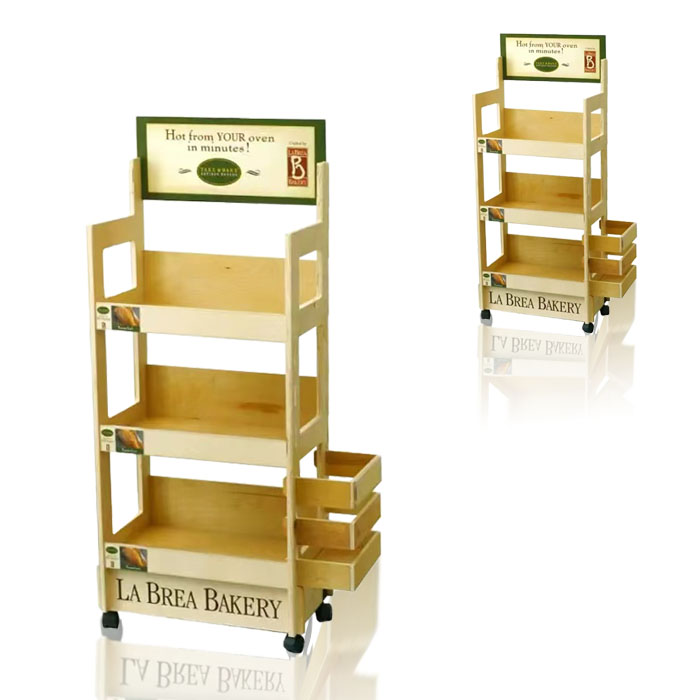 Bakery Bread Display Racks with Retail Floor Display Stand - WOW ...