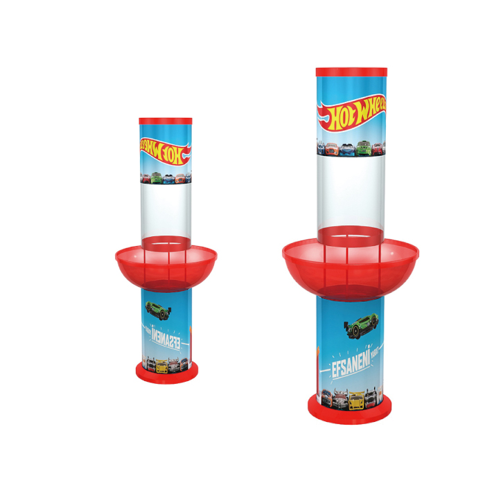 PP Injection Molded Round Dump Bin for Hot Wheels Toys - WOW Packaging ...