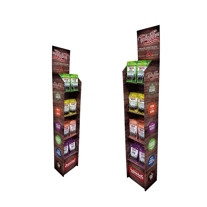 Cardboard FSDU Beef Jerky Display Shippers for Retail - WOW Packaging ...